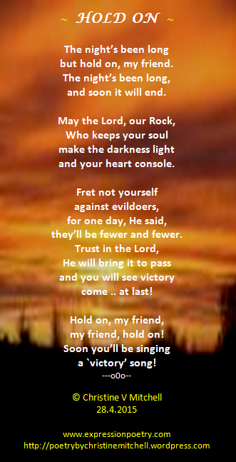 troubled times | Christine's Poetry & Reflections